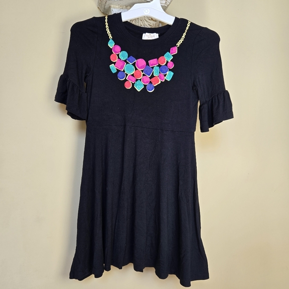 kate spade | Dresses | Kate Spade Girls Size 7 Black Dress With ...